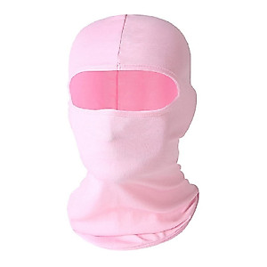 Ski Mask Balaclava Face Mask for Men Women Pink