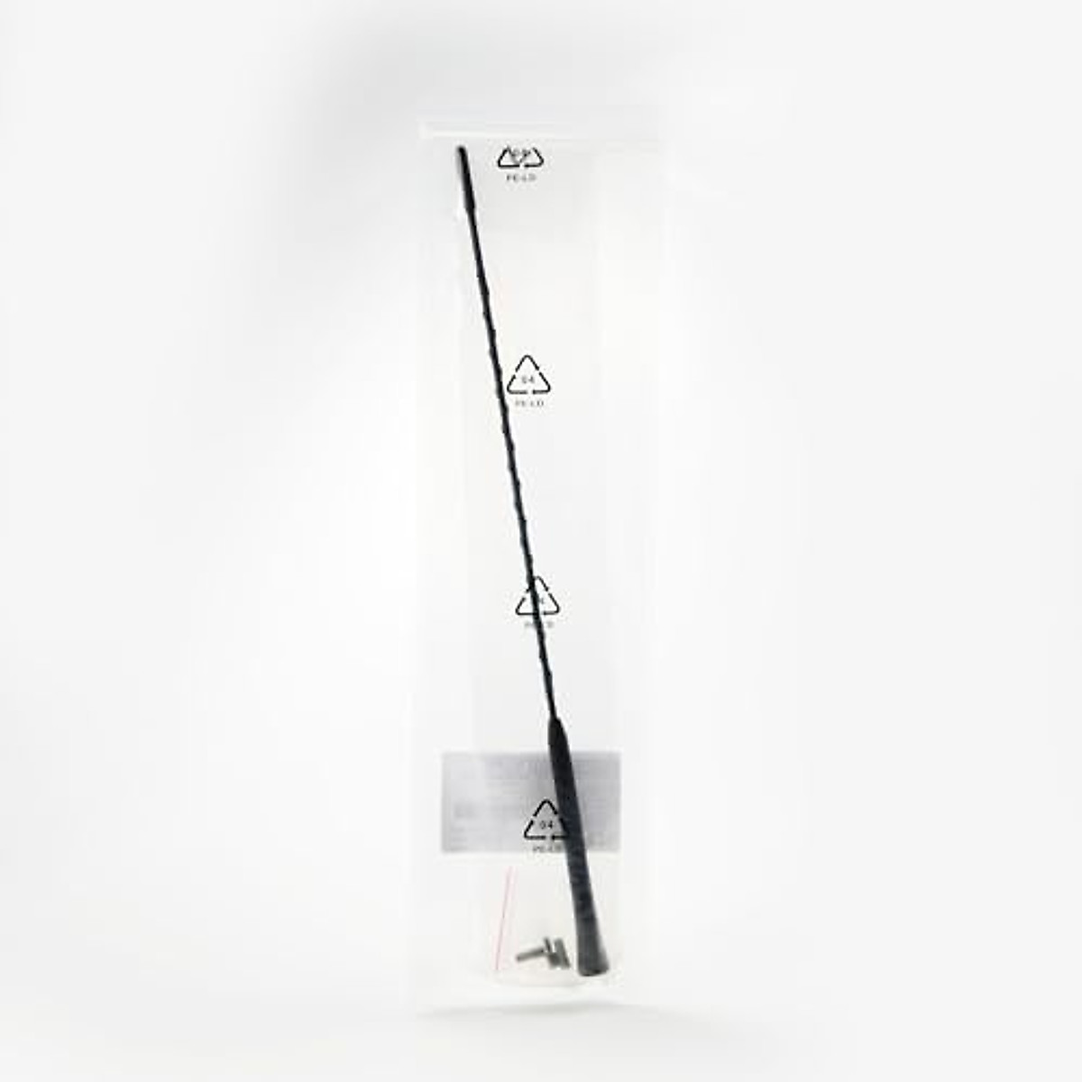 Eightwood Universal Vehicle Antenna Replacement 16 inch, AM FM Roof Mount Car Radio Antenna Mast, Flexible Rubber Antennae with M4 M5 M6 Threaded Adapter