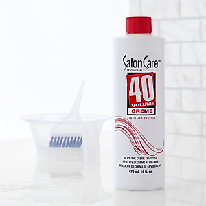 Salon Care 40 Volume Creme Developer 16 Oz