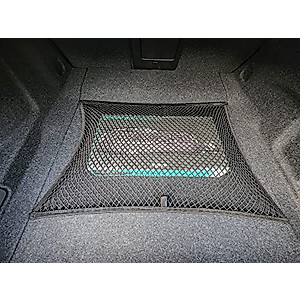 Floor Style Automotive Elastic Trunk Mesh Cargo Net for Volvo S60 B5-2019-2024 - Premium Trunk Organizer and Storage - Luggage Net for Sedan - Car Organizer for Volvo S60 T8
