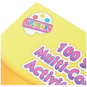 ArtBox A4 Activity Paper - Assorted Colours (Pack of 100 Sheets)
