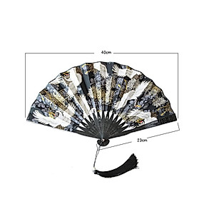 Folding Hand Fan Folding Fan Handheld Folded Fan Japanese Women's Cherry Blossom Folding Fan, Outdoor Home Decoration, Dance, Wedding Gifts, Souvenirs Fan Foldable Fan Hand Held Fans