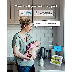 VENZ Outdoor Camera Wireless,1080P Battery Powered WiFi Cameras for Home Security,Magnetic Base,Siren Alarm, Night Vision,Motion Detection,2-Way TalkIP65 Waterproof,Cloud/SD Storage