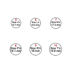 GSBSCSM Personalized Stackable Monogram Silver Ring Sterling Silver CZ Wedding Band Ring Engagement Ring for Her