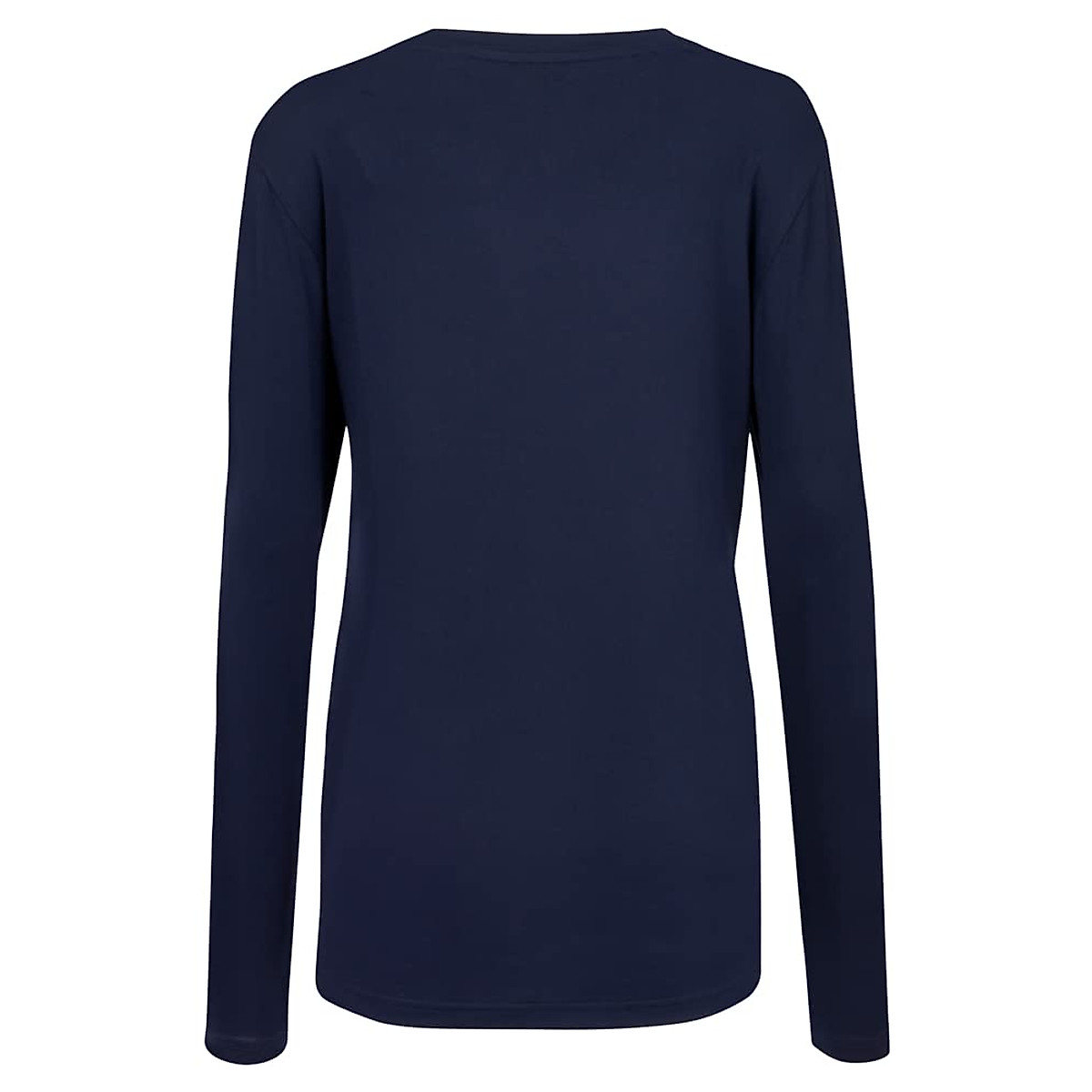 Mizuno Women's Standard Long Sleeve Attack Tee, Navy, Medium