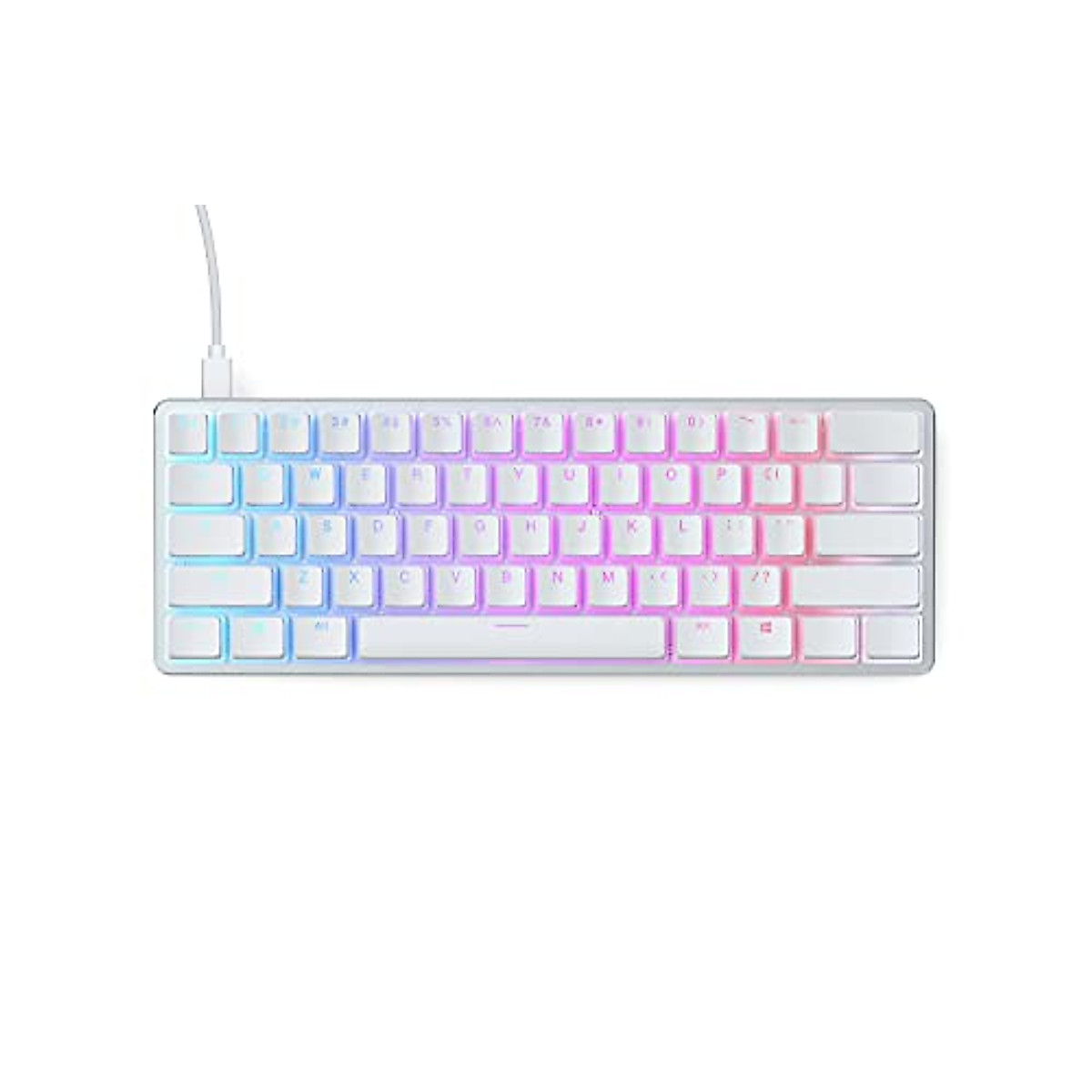 Glorious Aura V2 (White) - PBT Pudding Keycaps for Mechanical Keyboards - ANSI (US), ISO Compatible - Supports Full Size, TKL, 75%, 60% Layouts