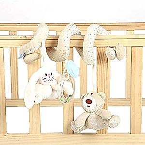 Yosoo Health Gear Comfortable Spiral Wrap Around Toy, Stuffed Toys Plush Soft Toys for Kids Car Seat