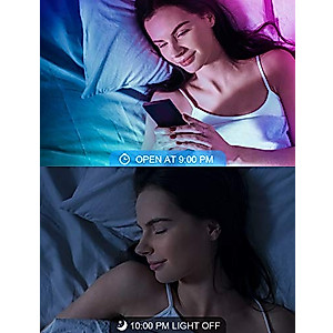 Nexillumi 100 ft LED Lights for Bedroom with Remote Color Changing LED Strip Lights