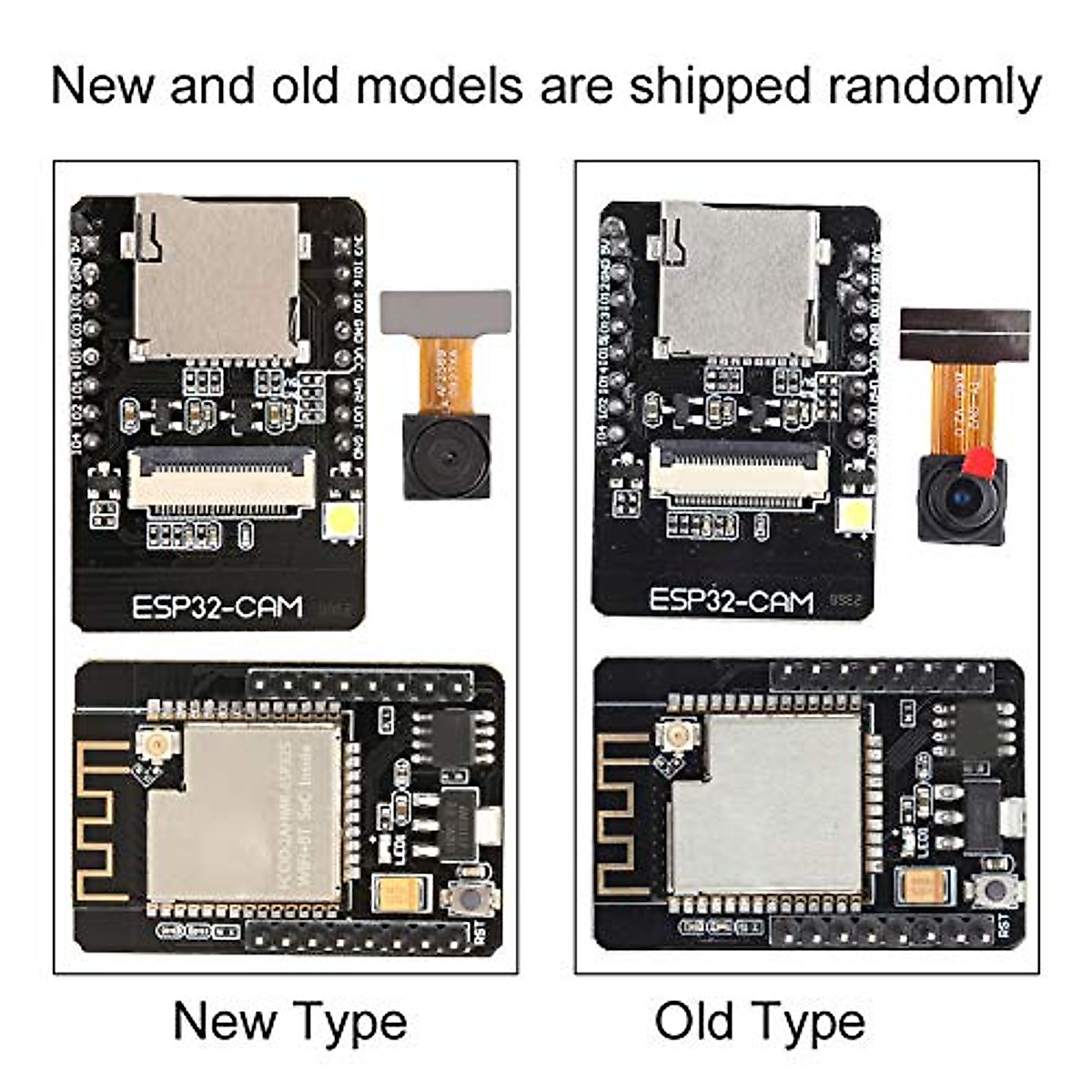 Ozgkee ESP32S WiFi BT Camera Module Development Board ESP32 with Camera Module