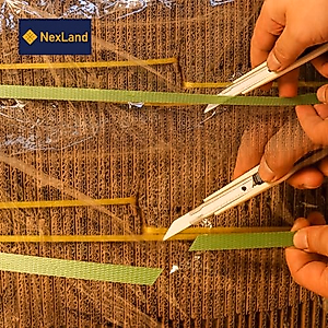 NexLand 2pack S1-P 9mm Utility Knife 60 Degree Tip with G3 Ultra-Sharp Ceramic Blade Snap Off Right Hand