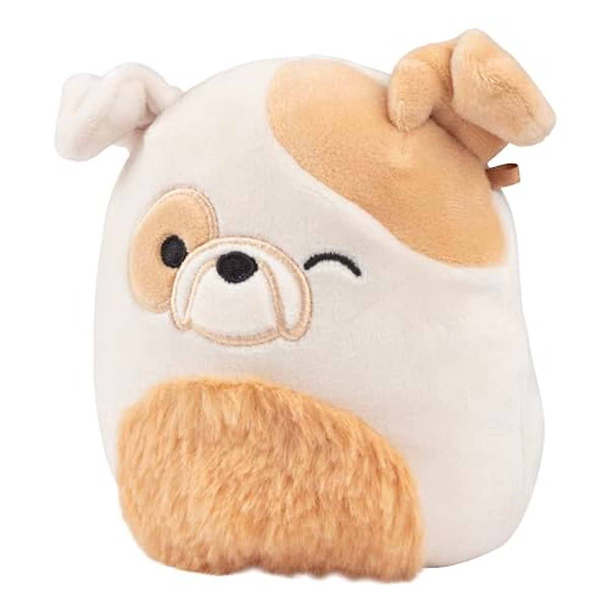 Squishmallows Original 5-Inch Brock The Bulldog - Official Jazwares Little Plush - Collectible Soft & Squishy Mini Stuffed Animal Toy - Add to Your Squad - Gift for Kids, Girls & Boys