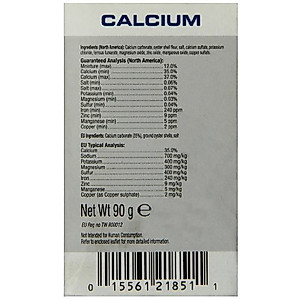 Exo Terra Calcium Powder Supplement for Reptiles and Amphibians, 3.2 Oz., PT 1851