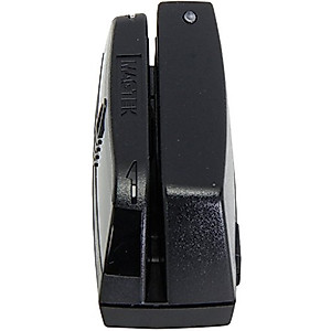 MagTek 21073062 Dynamag Magnesafe Triple Track Magnetic Stripe Swipe Reader with 6' USB Interface Cable, 5V, Black