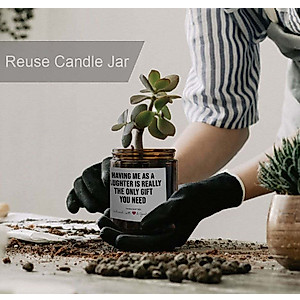 PIDELIGHT Nice Stuff for Mom Candle - Funny Thank You Mom Candle, Father Day Gifts from Daughter Candle, Mothers Day Gifts from Adopted Daughter, Best Mom Ever Candle from Daughter