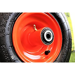 (Set of 2) Bad Boy 13x6.50-6 Pneumatic Orange Assemblies. Replaces 022-2006-00. Fits Maverick, Outlaw, and Diesel Series