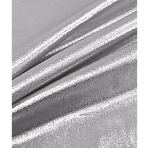Silver Lame Fabric - by The Yard