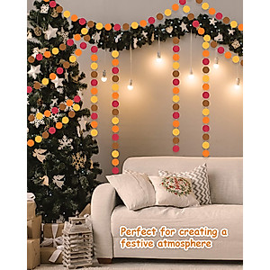 Autumn Leaf Pennant Banner for Thanksgiving Decorations, Thanks Giving Celebration Hanging Décor Backdrop Garland, Fall Harvest Theme Birhday Baby Shower Wedding Party Supplies, SONGTIY