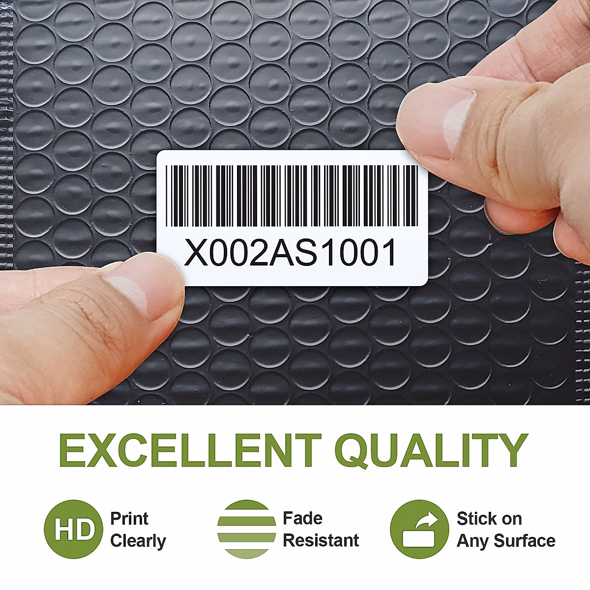 Anylabel 2.25" x 1.25" Direct Thermal Labels, White Thermal Printer Labels for Barcode, Thermal Stickers Compatible with Zebra, Rollo, Munbyn Thermal Labels Printers (12 Rolls, 1000 Labels/Roll)