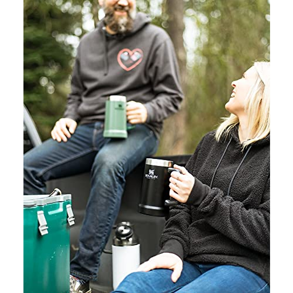 Stanley 10-02874-030 The Big Grip Beer Stein Matte Black 24OZ / .7L