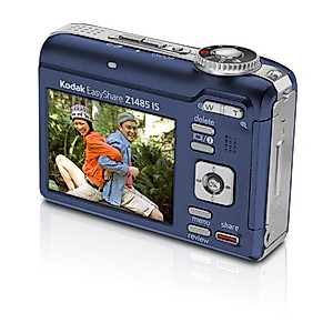 Kodak EasyShare Z1485 14MP Digital Camera with 5x Optical Image Stabilized Zoom and 2.5 inch LCD (Blue)