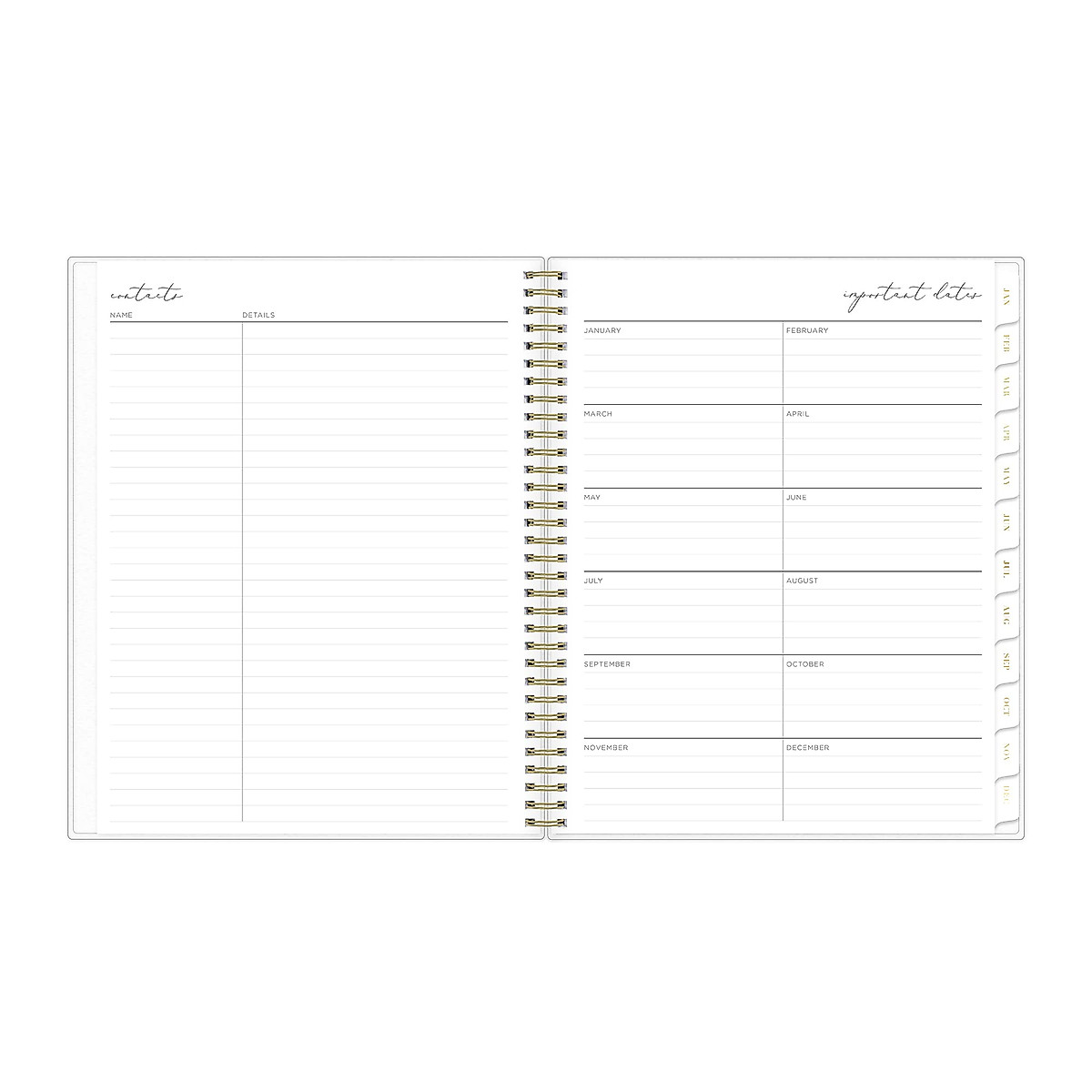 Blue Sky Life Note It 2023 Weekly and Monthly Planner Notes, 8.5" x 11", Frosted Cover, Wirebound, Leah (139479-23)
