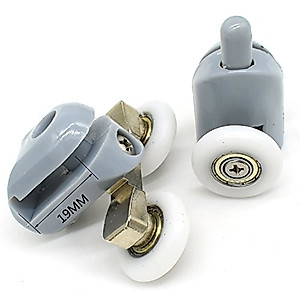 8 Pcs Top/Bottom Shower Door Rollers/Runners/Pulleys/Wheels Bathroom Replacement Parts 22mm Diameter