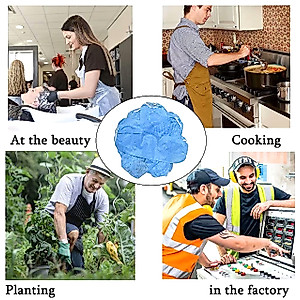 100 Pieces of Arm Sleeves, Made of Non-Woven Fiber Sleeve Covers with Elastic Closures stretchble Reusable Blue 100 Pieces