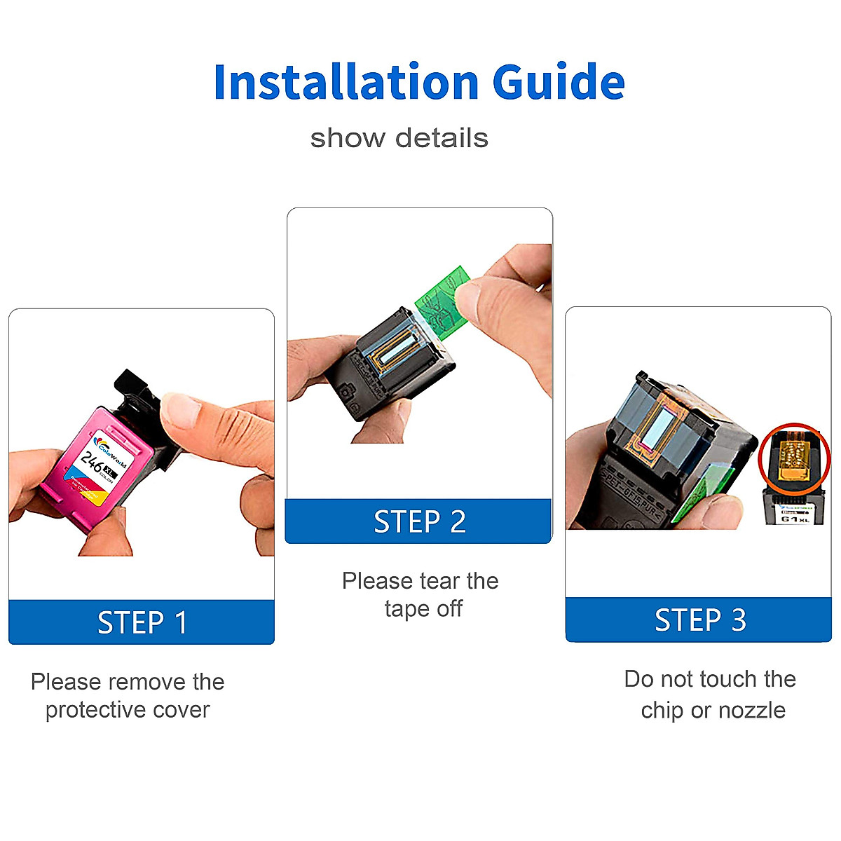 ColoWorld Remanufactured Ink Cartridge Replacement for Canon 245XL PG-245XL PG-243 245 XL (1 Black) Used for Pixma TS3122 MX490 MX492 TR4522 TR4520 MG2522 MG2922 MG2520 TS3322 IP2820 MG2500 Printer
