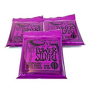 Ernie Ball Power Slinky Guitar Strings (Pack of 3) (2220x3)