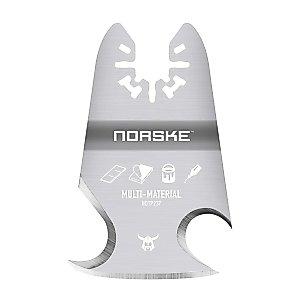 Norske Tools NOTP237 Oscillating Multi Tool Accessory Blade Universal Fit 3-in-1 Rigid Scraper & Knives