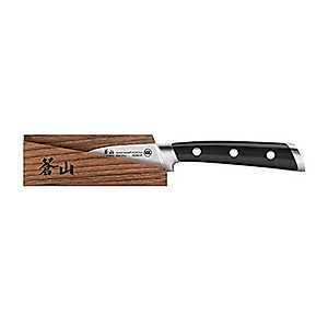 Cangshan TS Series 1020625 Swedish 14C28N Steel Forged 2.75-Inch Peeling Knife and Wood Sheath Set