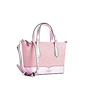 Kate Spade New York Lola Glitter Small Satchel Crossbosy Bag Rose Pink