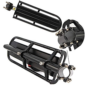 ThreeH Retractable Bike Luggage Cargo Rack Aluminum Alloy Bicycle Pannier Bag Holder Easy to Install BK41