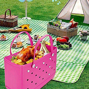 SMART DK 2pcs Divider Tray Compatible with Bogg Bag Divider for Original XL Bogg Bag Accessories Inserts Beach Bag Accessories Suitable for Bogg Bag Organizer Inserts (2-PACK WHITE)