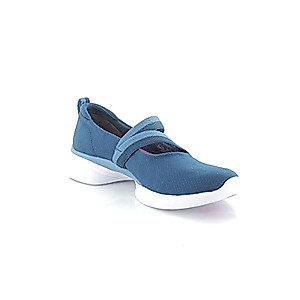 Ryka Womens Molly Fitness Lifestyle Slip-On Sneakers Navy 10 Wide (C,D,W)