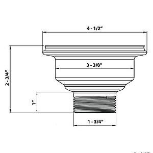Ruvati Kitchen Sink Strainer Drain Assembly - Satin Brass Matte Gold Stainless Steel - RVA1022GG