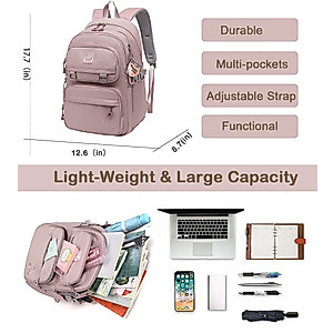 BASICPOWER School Backpack for Girls Boys, Laptop Backpack Middle High School Student Bookbag for Teens