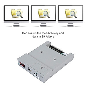 fosa Floppy & Tape Drives SFR1M44-FU USB Floppy Drive Emulator for Embroidery Machine Plug and Play Floppy to USB Converter with 3.5In 1.44MB 34-Pin Floppy Disk Driver Interface