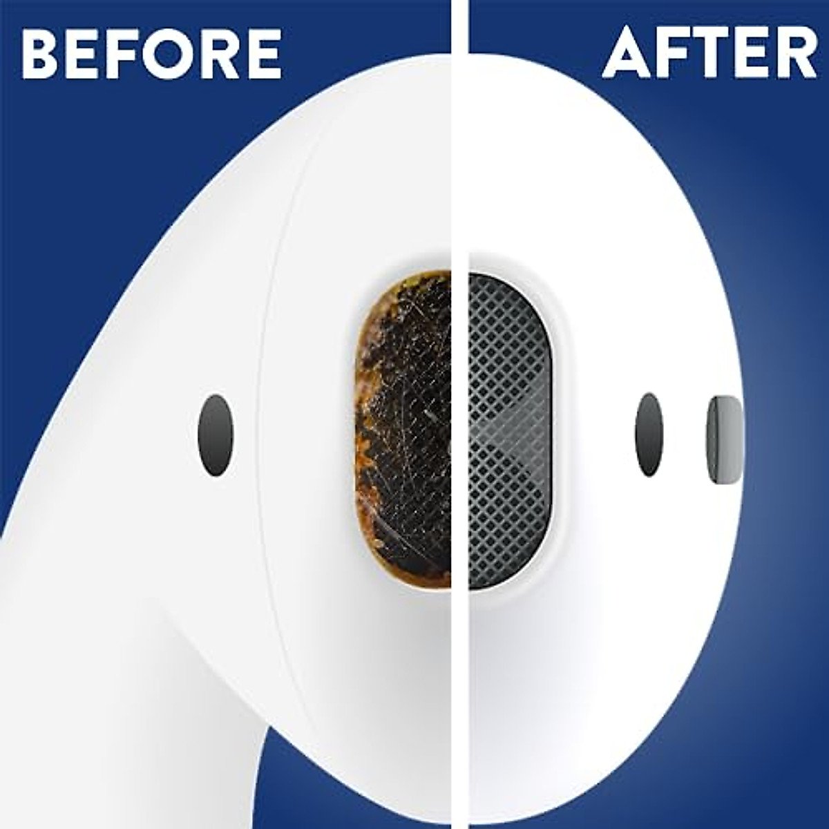 AirSquares Earbud Cleaning Putty - The Original - AirPod Cleaner Kit | Remove Wax, Dirt & Gunk from The Speaker Grille & Other Surfaces of AirPods, Earbuds & Tech Devices | (12-Pack)