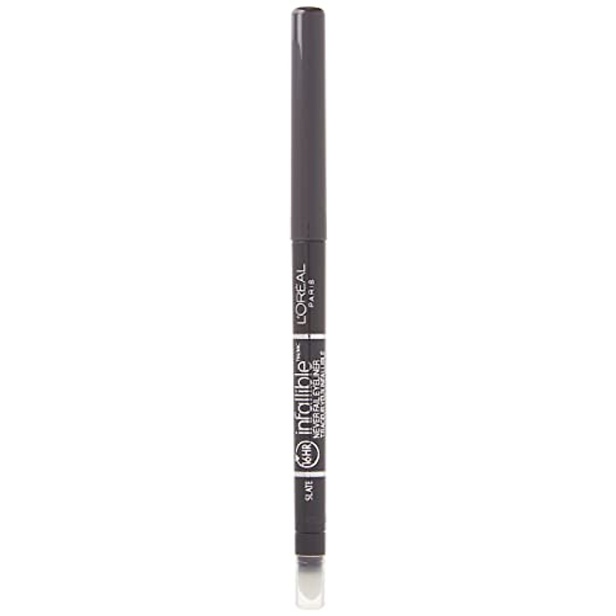 L'Oreal Paris Makeup Infallible Never Fail Original Mechanical Pencil Eyeliner with Built in Sharpener, Slate, 0.008 oz.