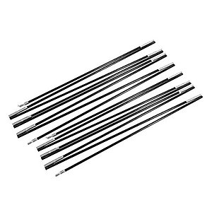 Camping Tent Pole, Fiberglass Tent Pole Repair Kit 4.48M 2Pcs Fiberglass Camping Tent Pole Bars Outdoor Foldable Support Rods Awning Frames Kit for 5-6 Person Camping Tent