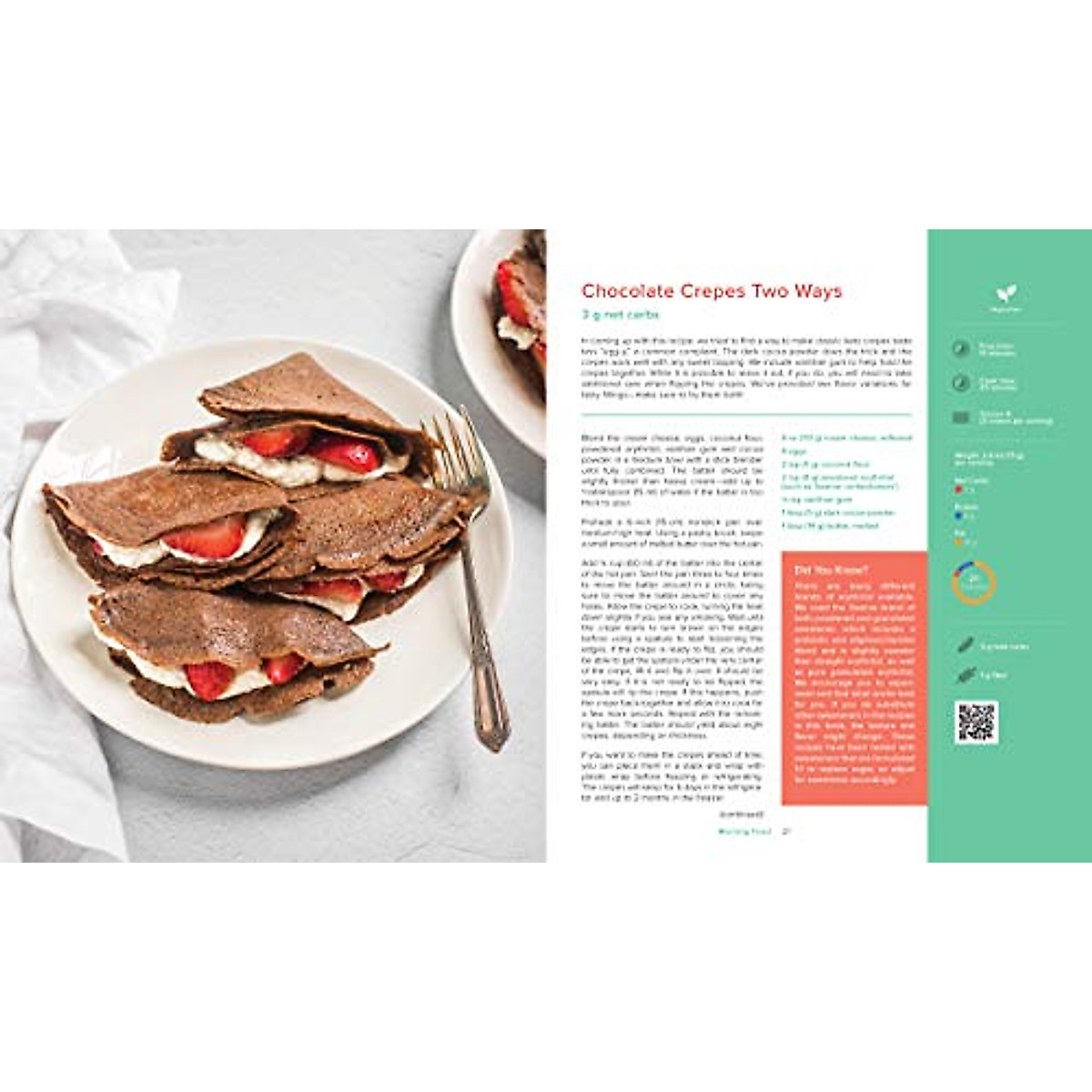 Carb Manager's Keto Diet Cookbook: The Easiest Way to Lose Weight Fast with 101 Recipes That You Can Track with QR Codes