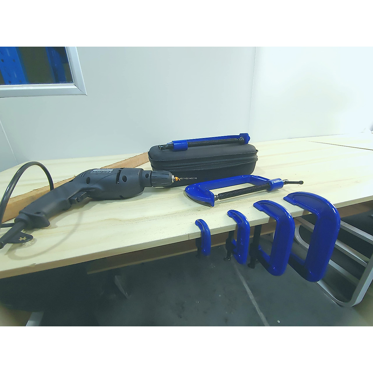 6 Piece C Clamps Set. 1/2/3/4/5/6-Inch,C Clamp, C Clamps Heavy Duty (1"2"3"4"5"6")