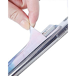 2Pack Adhesive Phone Pocket,Cell Phone Stick On Card Wallet Sleeve,Credit Cards/ID Card Holder(Double Secure) with Sticker for Back of iPhone,Android and All Smartphones (Watercolor Marble Blue)