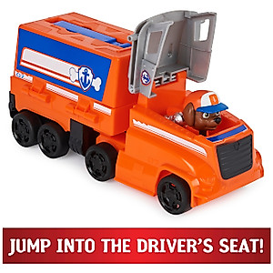 Paw Patrol, Big Truck Pup’s Zuma Transforming Toy Trucks with Collectible Action Figure, Kids Toys for Ages 3 and up