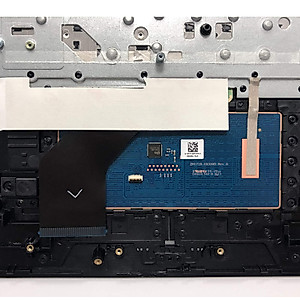 Replacement for HP Pavilion17BY 17-by 17CA 17-CA 17Q-CS Laptop Upper Case Palmrest Touchpad with Keyboard Assembly Part L22750-001 6070B1308103 Grey