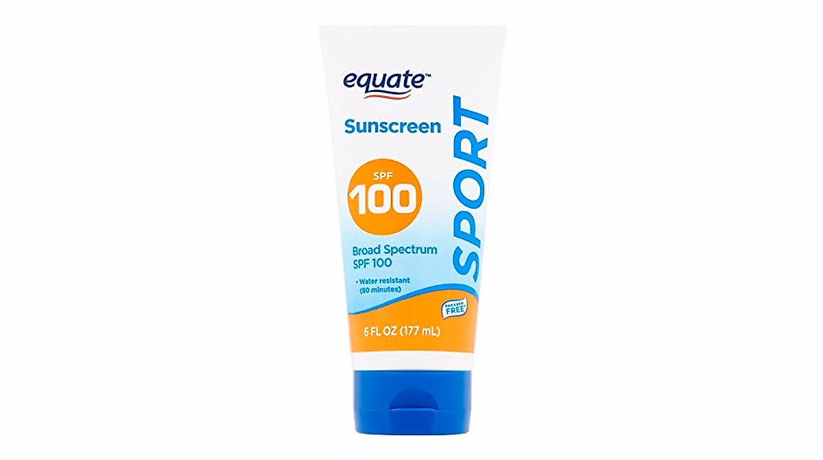 Equate Sport Sunscreen SPF 100 – High SPF Water-Resistant Protection