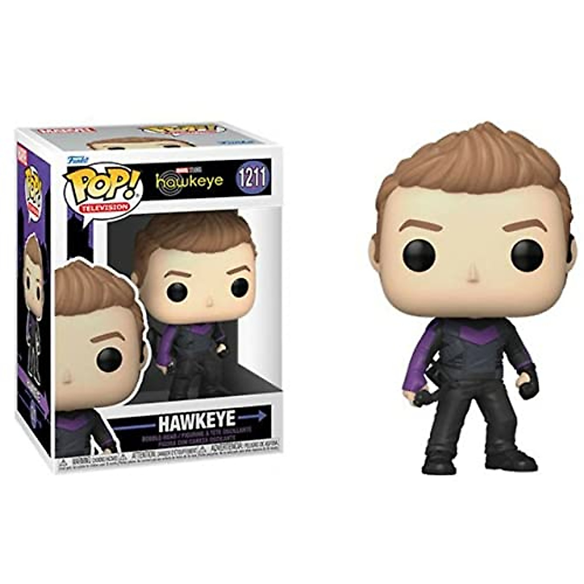 POP Marvel: Hawkeye - Hawkeye (Clint Barton) Funko Vinyl Figure (Bundled with Compatible Box Protector Case)