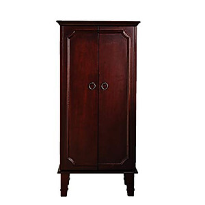 Hives and Honey Cabby Fully Locking Jewelry Cabinet, CHERRY