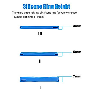 AMVR VR Silicone Face Cover & Lens Anti-Scratch Ring Protecting Myopia Glasses from Scratching VR Lens for Oculus Quest 2, Sweatproof Waterproof Anti-Dirty Replacement 3-in-1 Accessories (Blue)